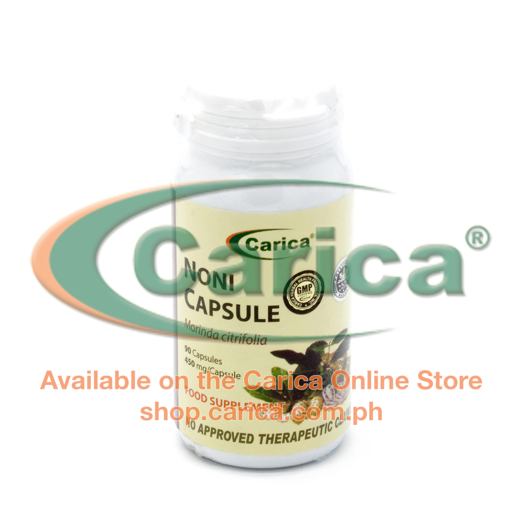 Noni Capsules (Morinda citrifolia) – 90 Capsules – Carica Herbal Health ...