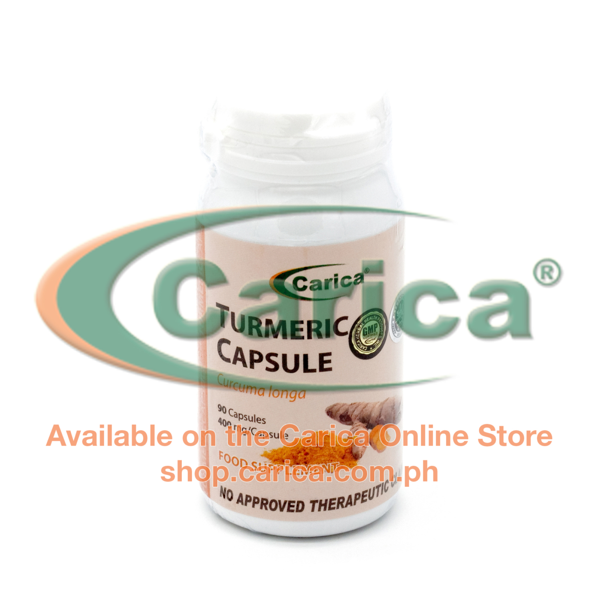 Turmeric Capsules (Curcuma longa) – 90 Capsules – Carica Herbal Health ...
