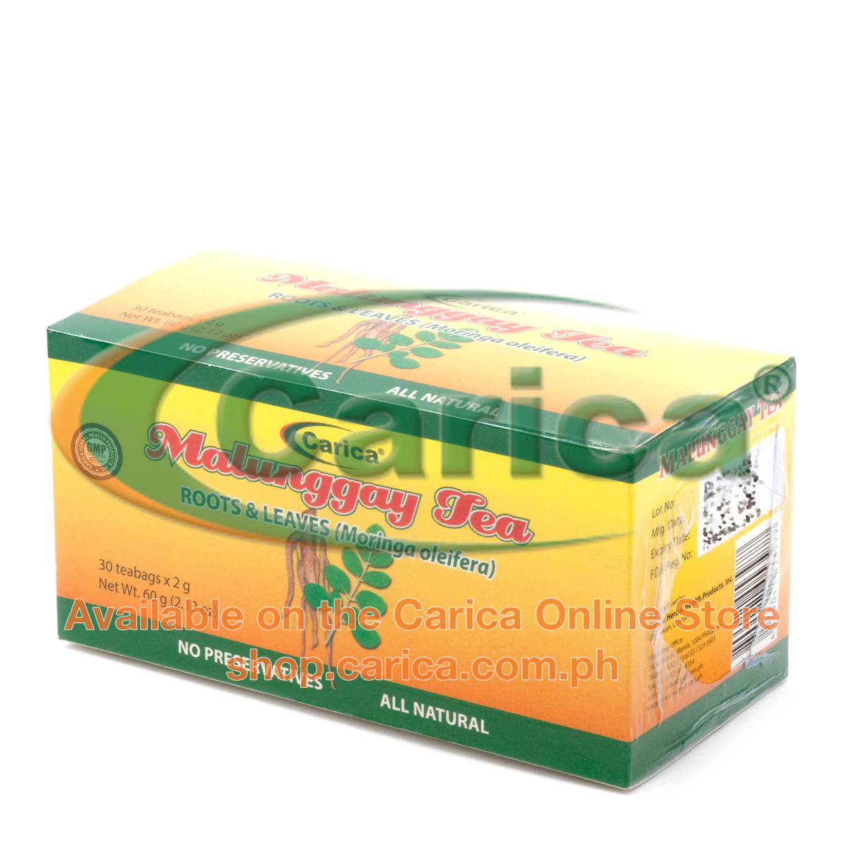 Malunggay Capsules (Moringa oleifera) – 90 Capsules – Carica Herbal ...