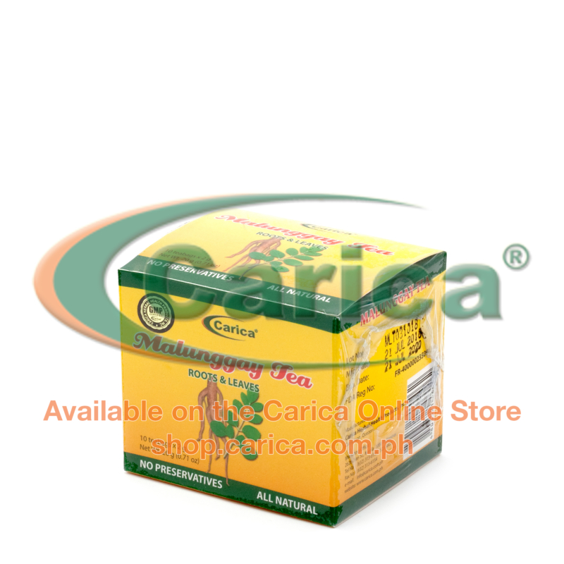 Malunggay Roots and Leaves Tea (Moringa oleifera) – Box of 10 Tea bags ...