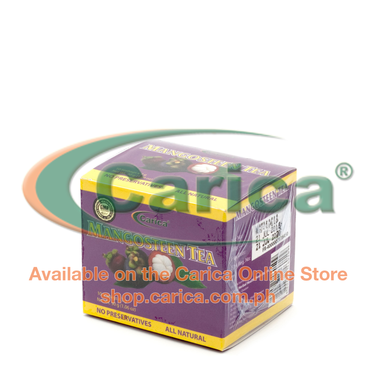Mangosteen Tea (Garcinia mangostana) – Box of 10 Tea bags – Carica ...